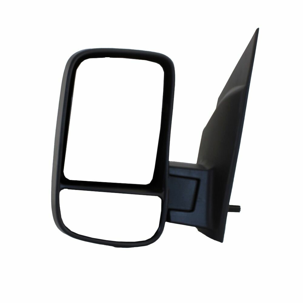 Зеркало заднего вида ГАЗ А21R22 ГАЗель Некст левое с ручным приводом и обогревом (одна стойка) неокрашенное арт. 9031331-01 (А21R23.8201021-20)