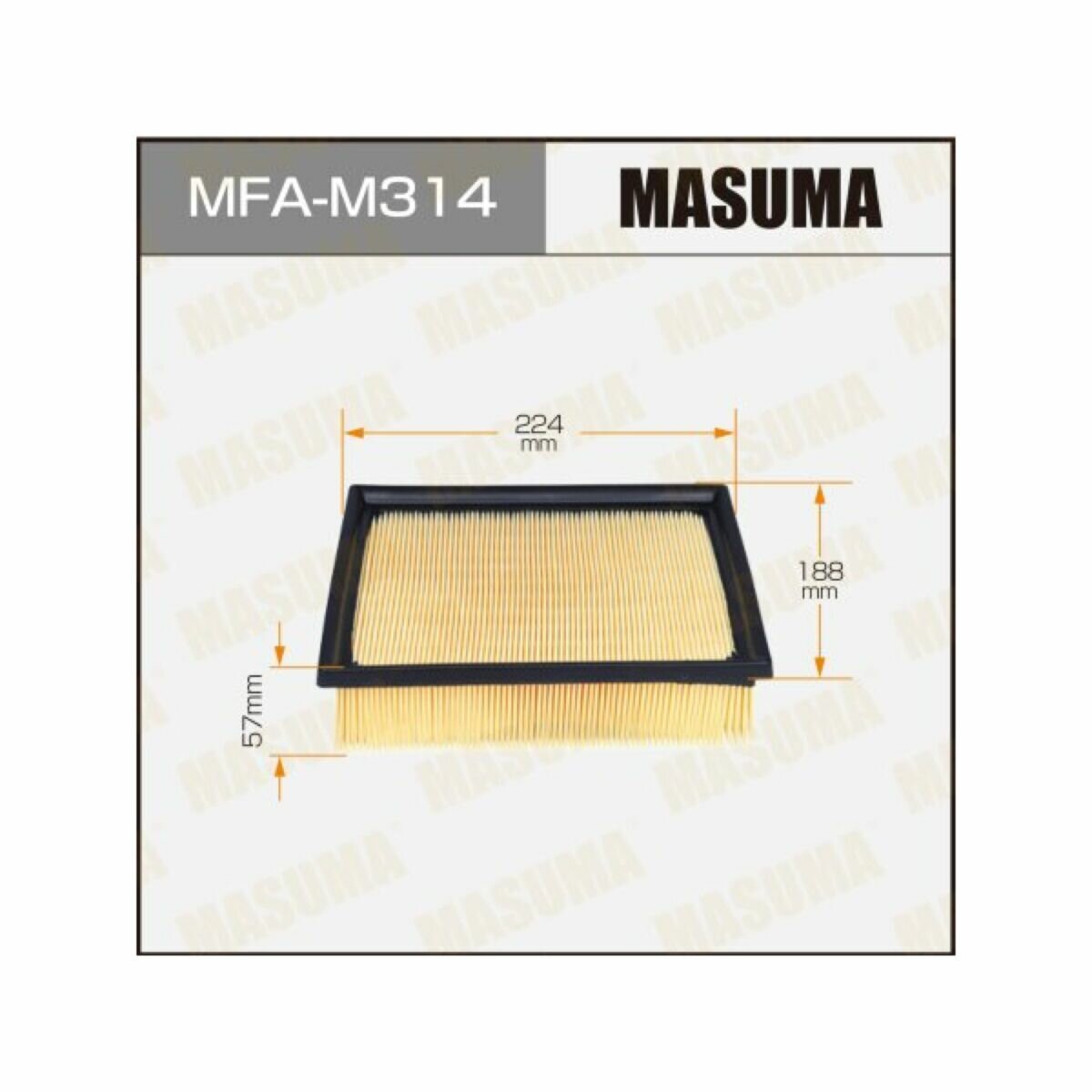 Фильтр Воздушный Mitsubishi Eclipse Cross 18-(Masuma Mfa-M314)