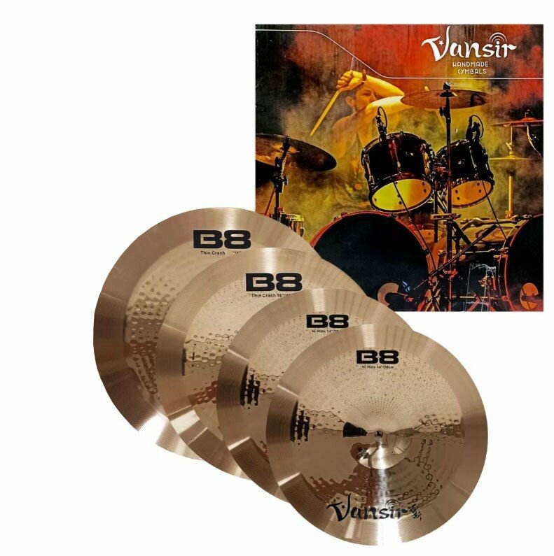 Vansir B8-BP SET - Набор тарелок 14" Hi-Hats, 16" Crash, 20" Ride, чехол