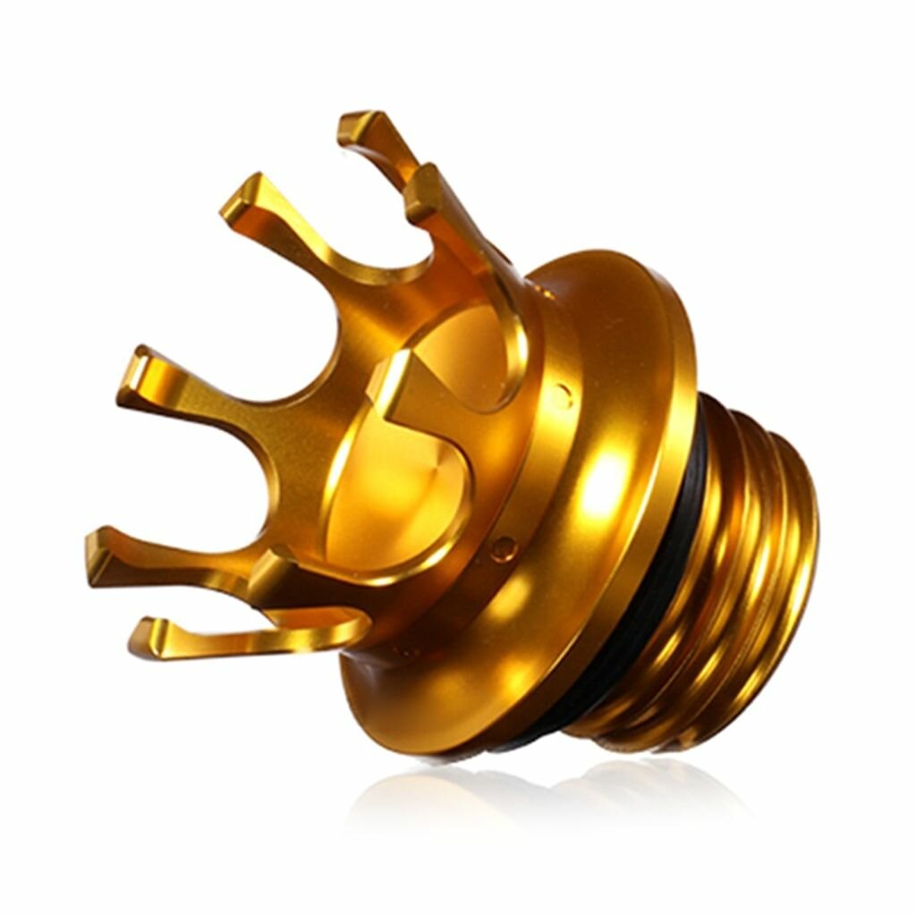 Алюминиевый универсальный ретро бак для Harley 883 XL1200 - золотой