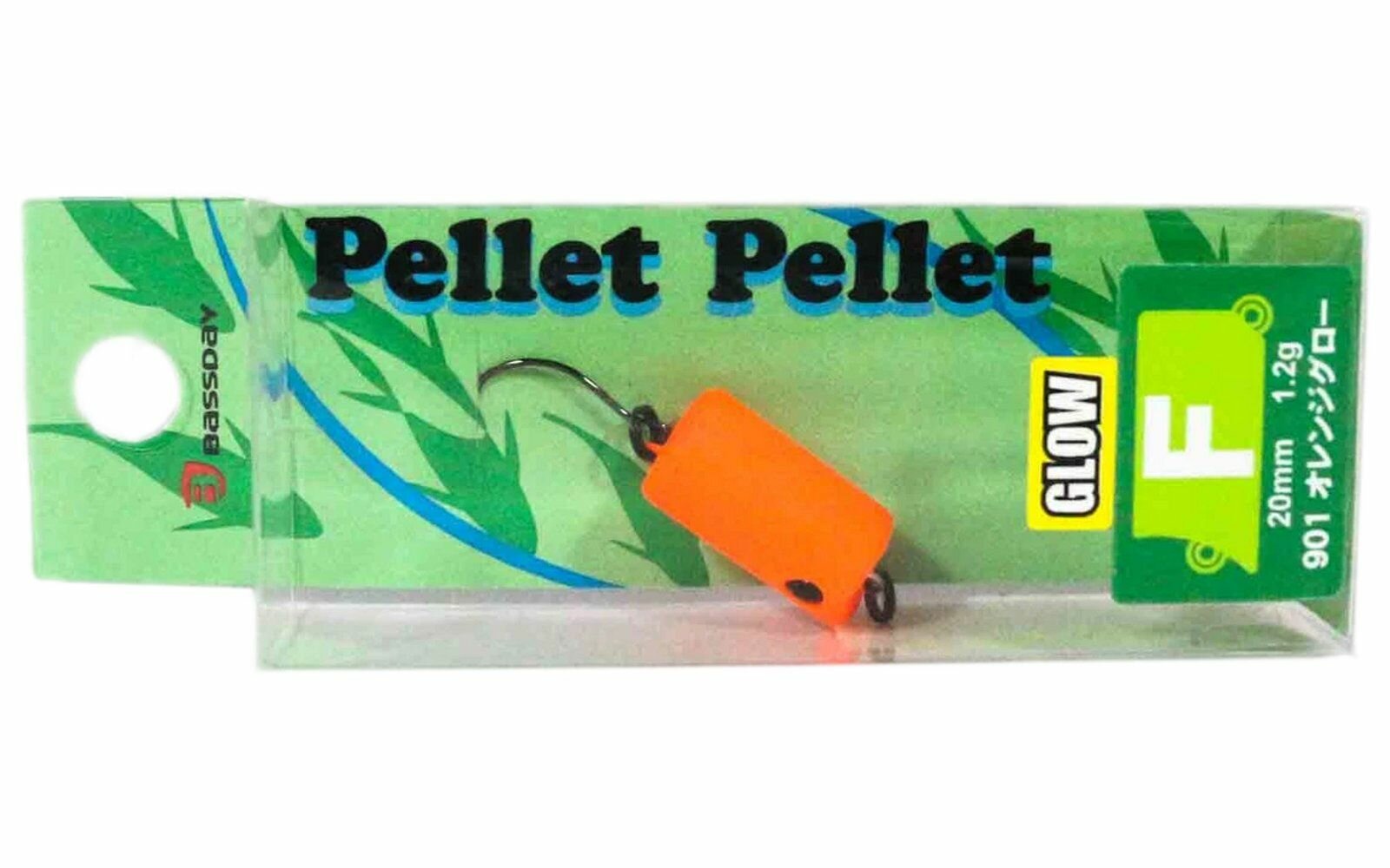 Воблер BassDay Pellet Pellet F (20мм, 1,2гр.) #901 Clow (светонакопительный)
