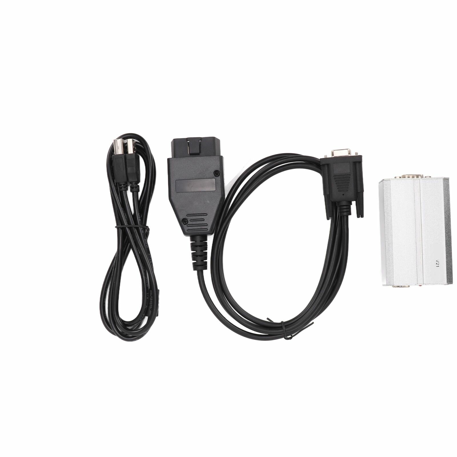 Инструмент чип-тюнинга автомобиля MPPS V21 для диагностики и программирования ЭБУ в алюминиевом корпусе