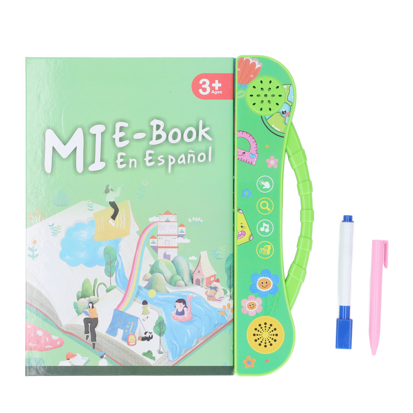 Интерактивная электронная обучающая звуковая книга для детей, обучающая книга-рассказ с музыкой, световыми и звуковыми эффектами, книга для чтения с раннего развития детей