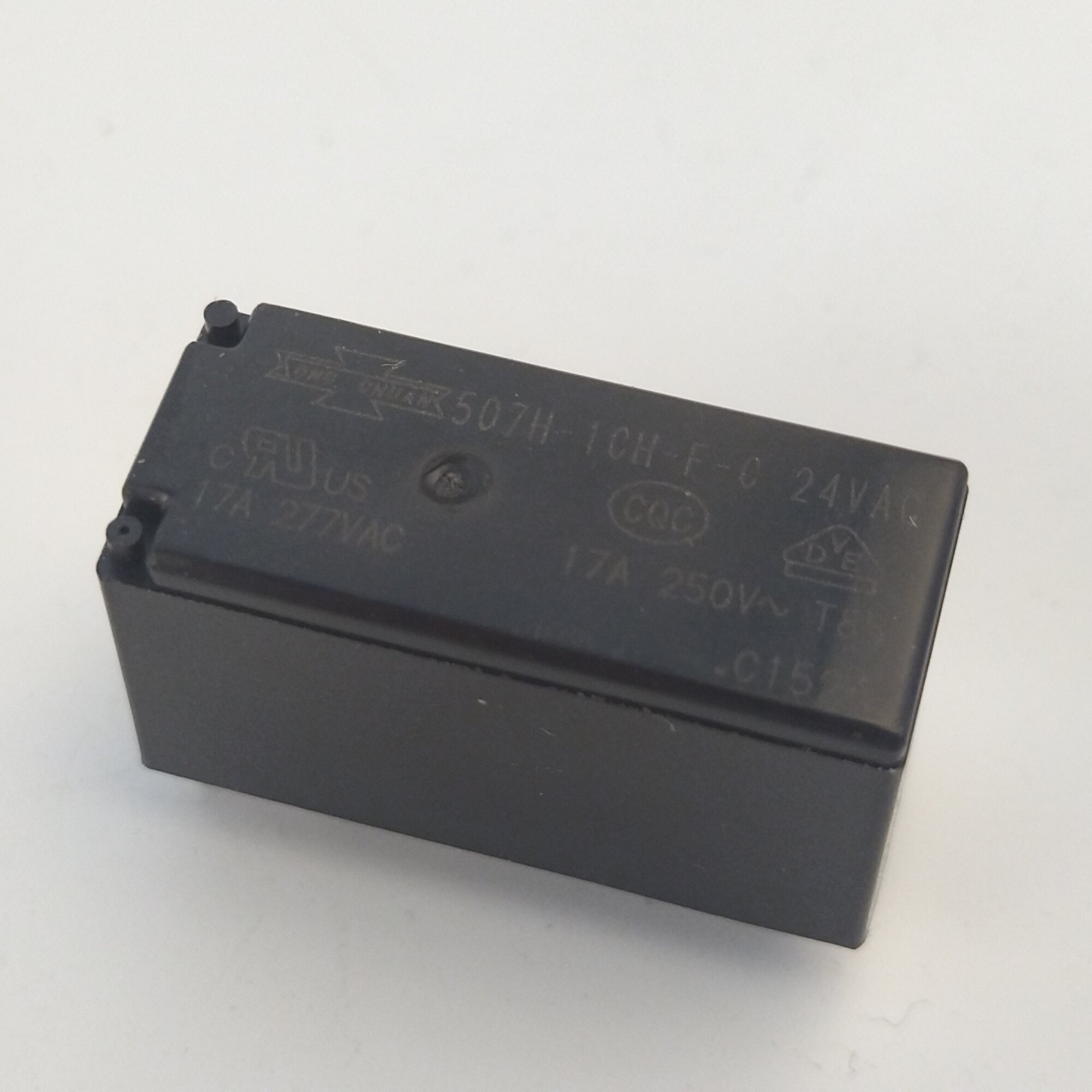 Электромагнитное промежуточное реле 507H-1CH-F-C 24VAC SONGCHUAN, SPDT, 16А 240VAC, 0.75W