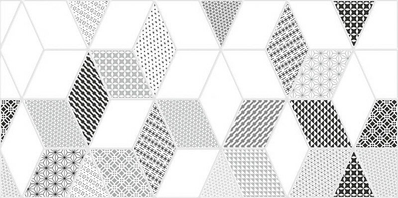 Керамическая плитка Керамин Тренд 7 тип-2 настенная 30х60 см белый