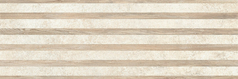 Керамическая плитка Керамин Намиб 3Д бежевый настенная 30х90 см бежевый для ванной комнаты, для кухни Беларусь