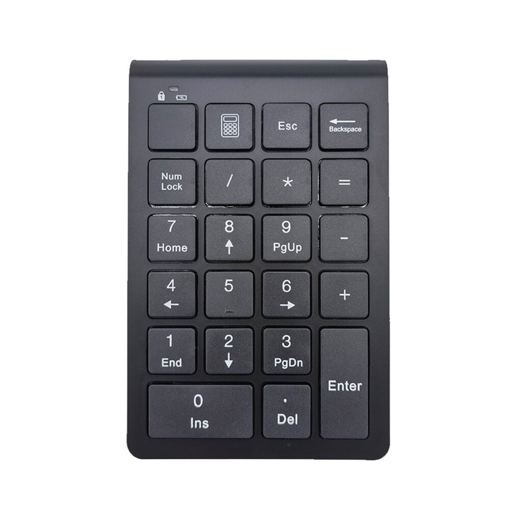 Беспроводная Bluetooth-совместимая Цифровая Клавиатура Перезаряжаемая 22-Клавишная Цифровая Клавиатура Портативная Тонкая Цифровая Панель Для Ноутбука С Вводом Даты