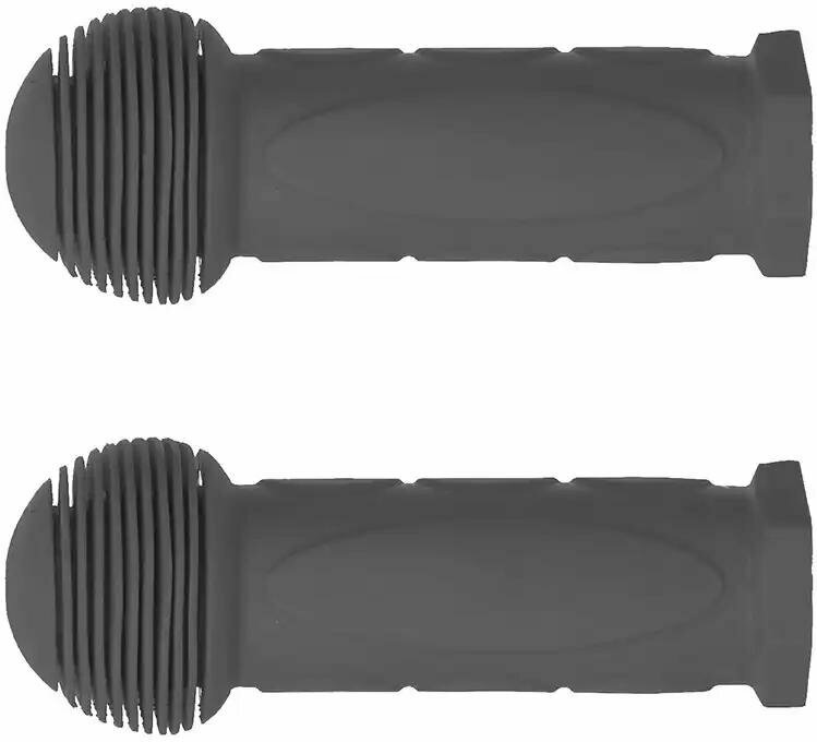 Грипсы для самоката RUSH ACTION детского, резиновые, с ограничителем, Black