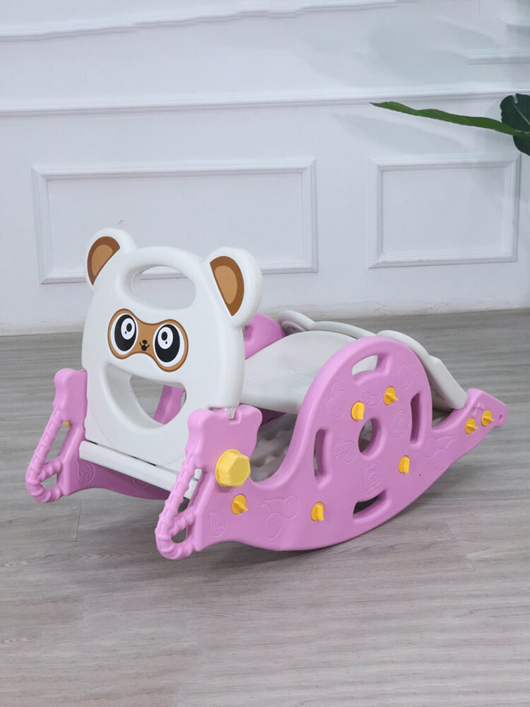 Детская горка D632 "Многофункциональные лошадки", ABS-пластик, максимальная нагрузка 25 кг, до 6 лет