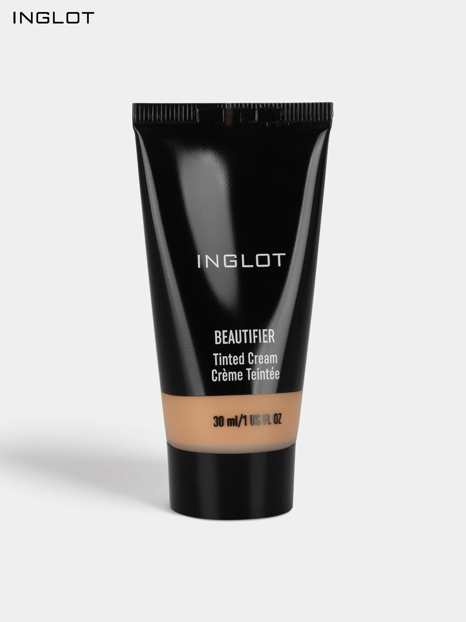 Тональный крем Inglot Beautifier 107, темно-бежевый, увлажняющий