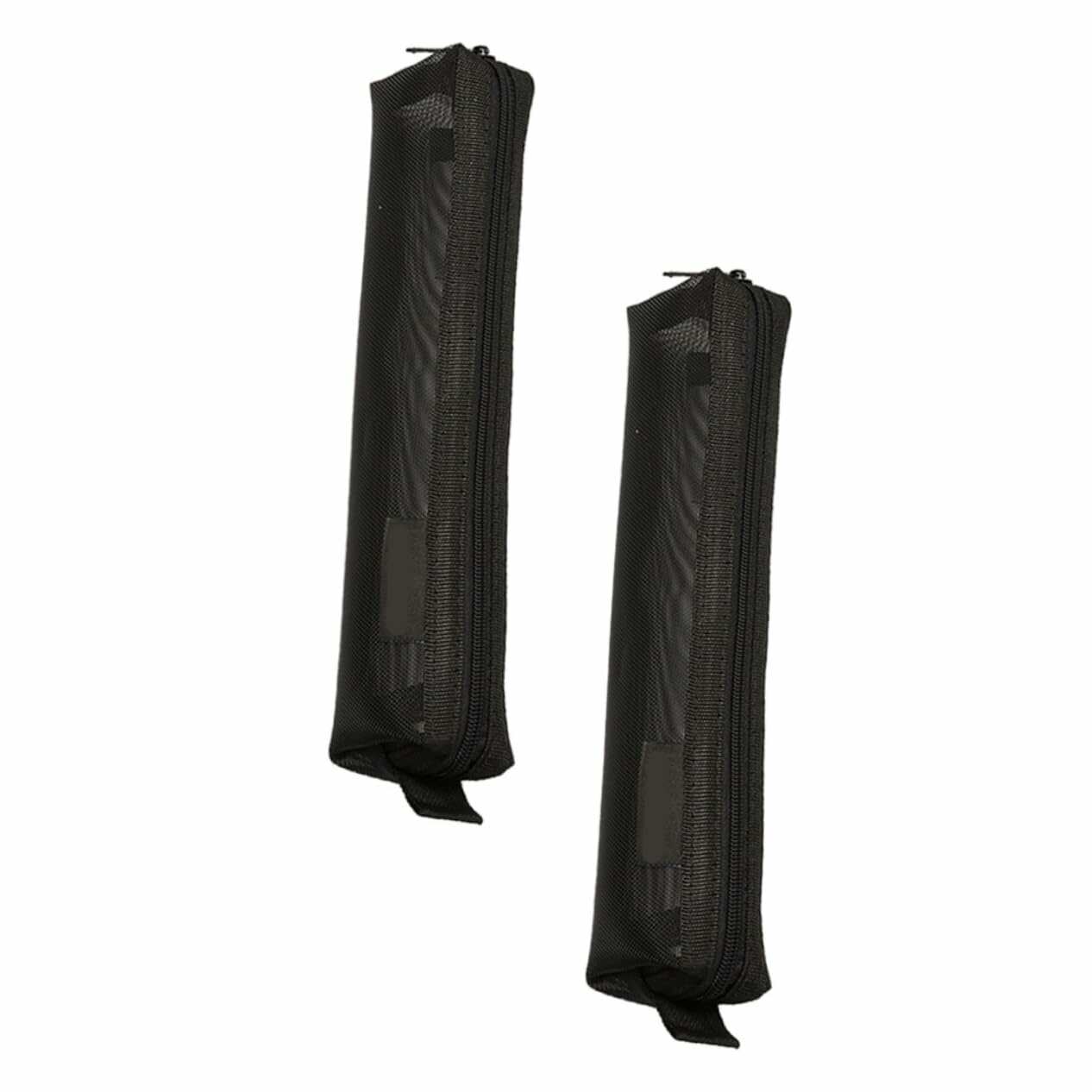 2 штуки Прозрачные Футляры для Карандашей Организаторы Канцелярских Товаров Мешковидный Дизайн для Канцелярских Материалов и Косметики