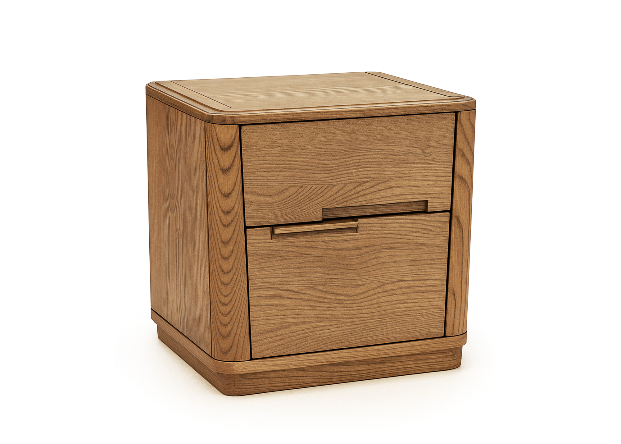 Тумба прикроватная GLAM Fasolin Tea, с 2-мя ящиками, цвет табак