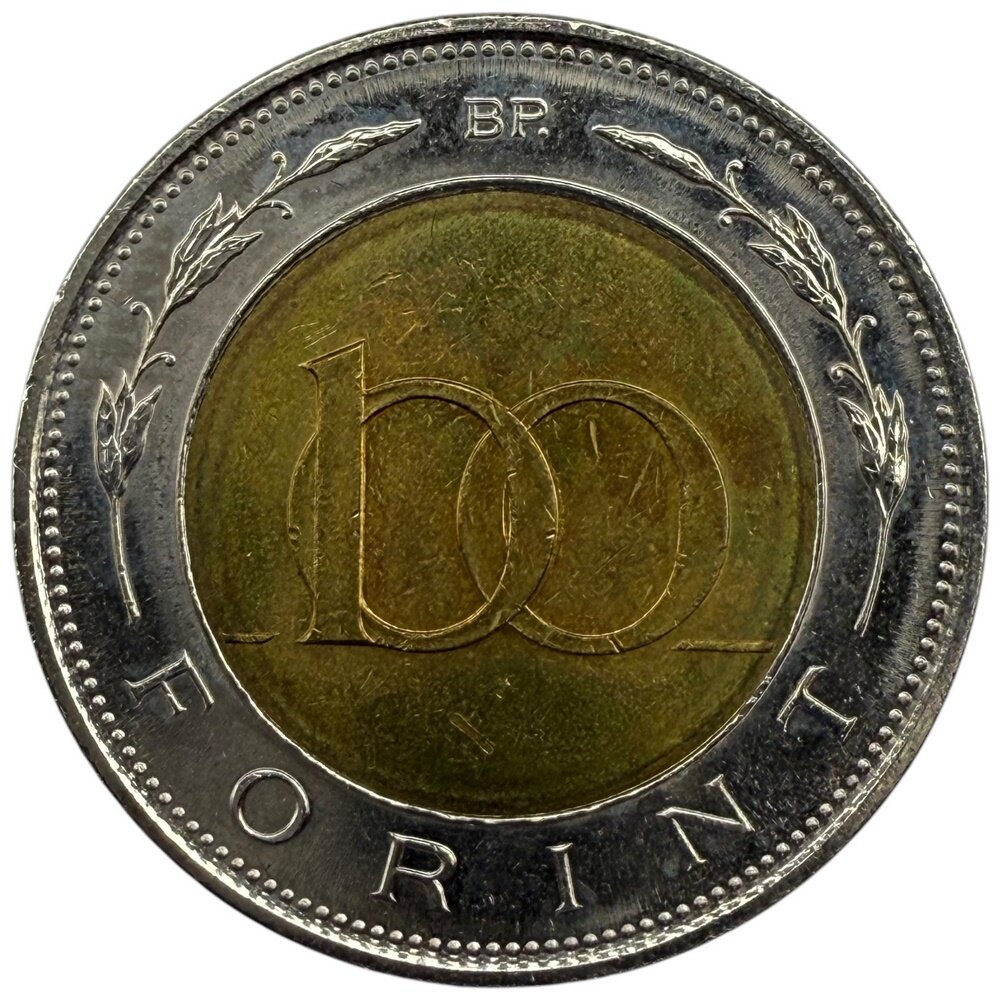 Венгрия 100 форинтов 1997 г. (Ni/St)