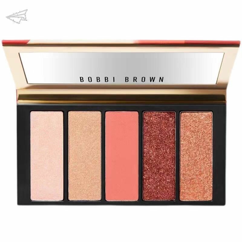 BOBBI BROWN 5-цветная палитра теней для век, стойкие тени для век, не размазываются,