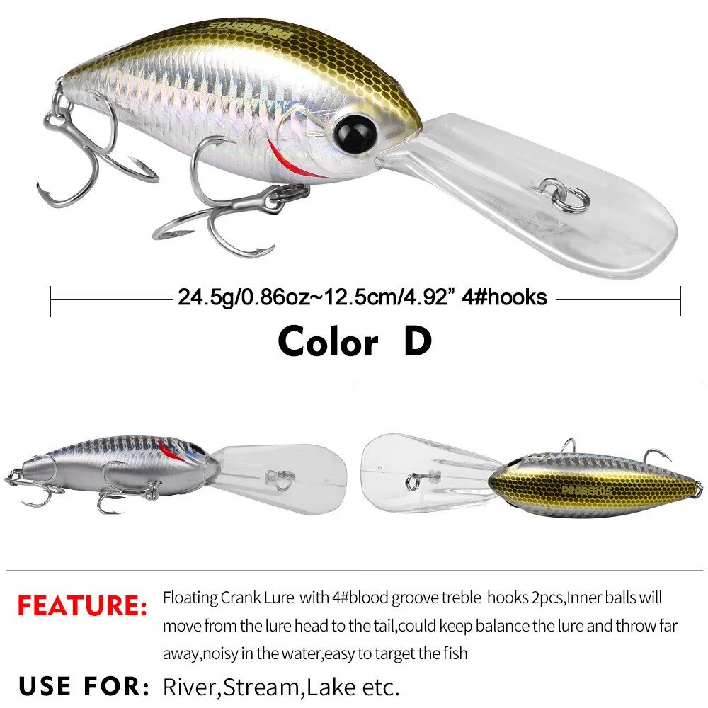Воблер жесткий Color E 24.5g 4# hooks