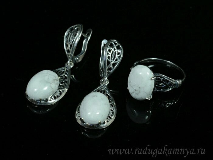 Комплект бижутерии, кахолонг