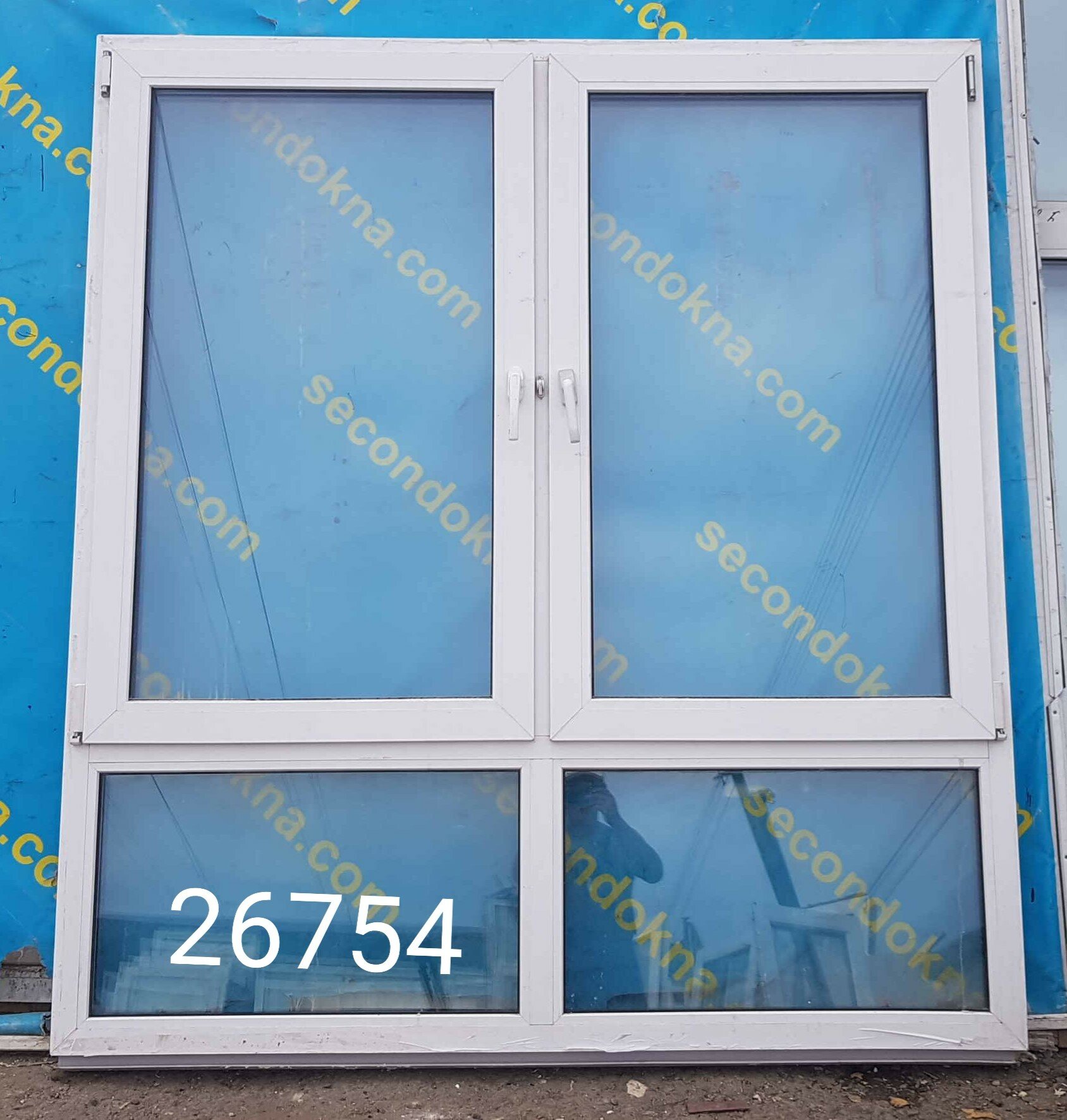 Пластиковое окно Б/У 1860(в) 1380 об х 1680(ш)