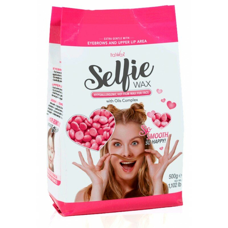 Воск пленочный для лица Italwax Selfie 500гр