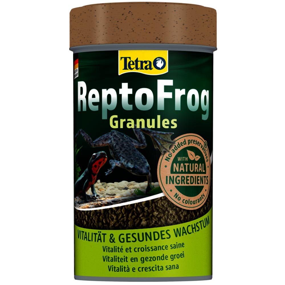 Корм Tetra ReptoFrog Granules, гранулы, для лягушек и тритонов, 100мл