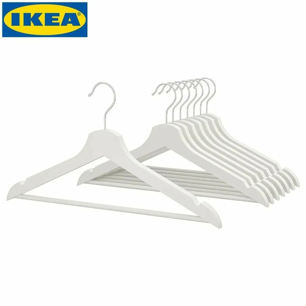 IKEA Вешалка плечики, 43 см, 8 шт