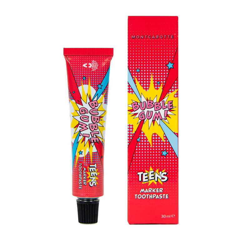 MONTCAROTTE TEENS Bubblegum Toothpaste Зубная паста Германия 30 мл