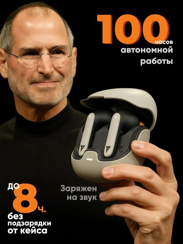 Беспроводные наушники ToDoSound, с микрофоном и Bluetooth, серые