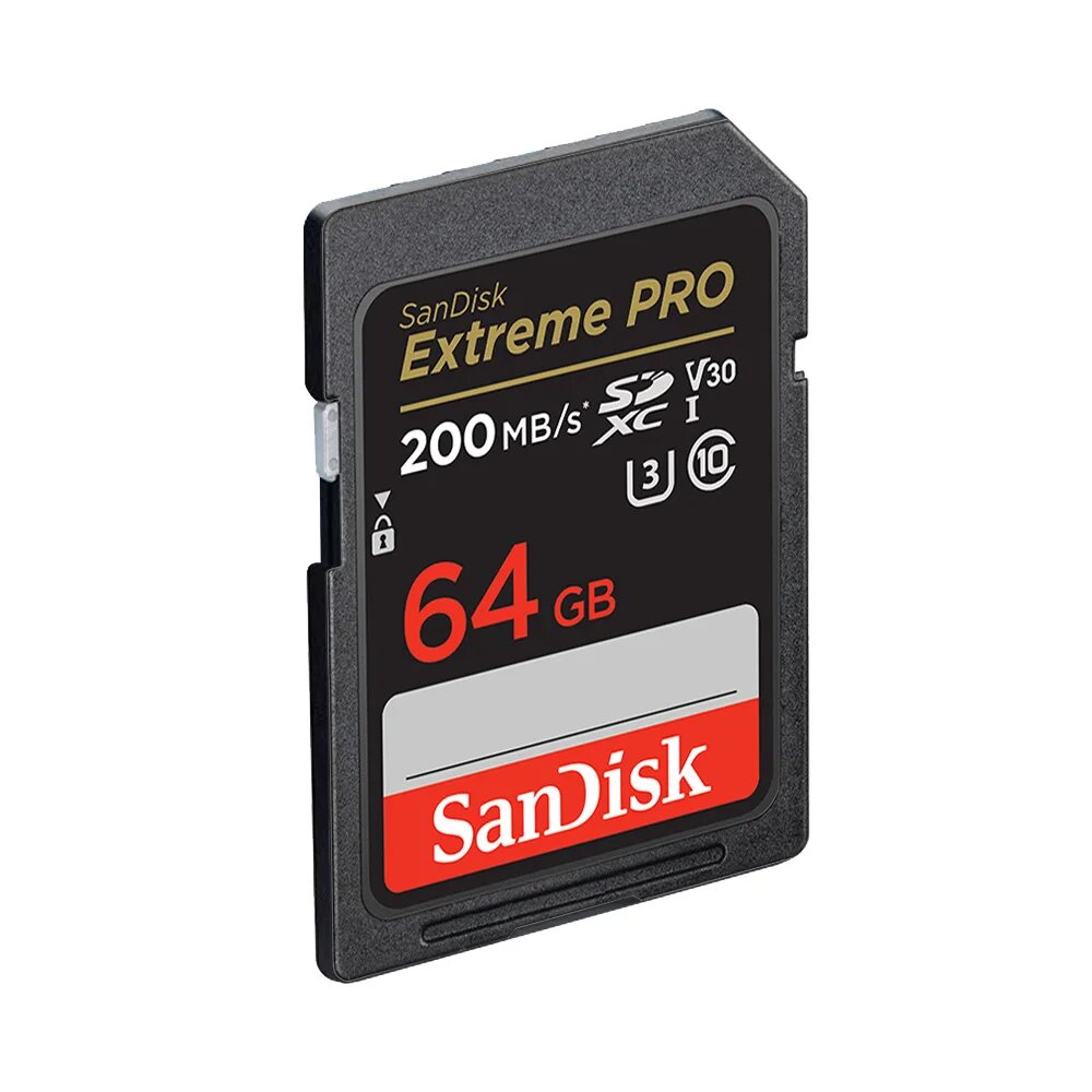 SanDisk Extreme PRO карта памяти SD 32ГБ/64ГБ/128ГБ/256ГБ 64GB