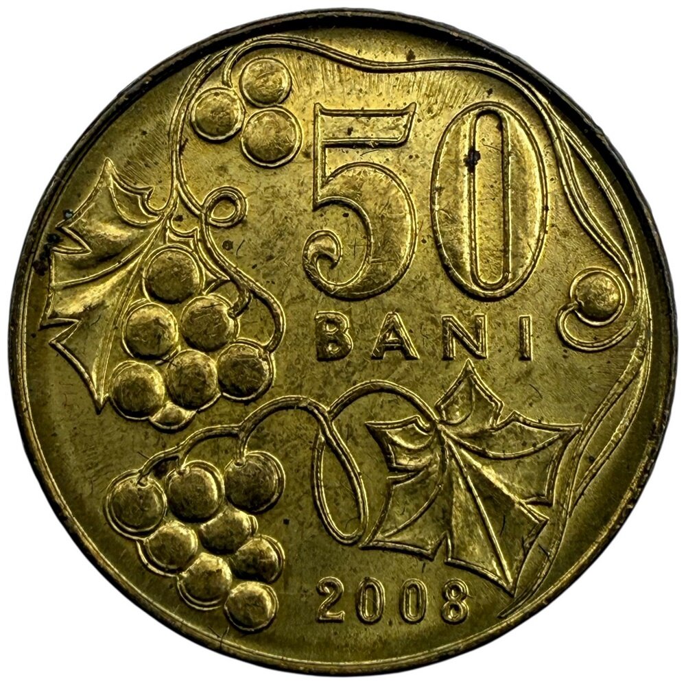 Молдова (Молдавия) 50 бани (баней) 2008 г.