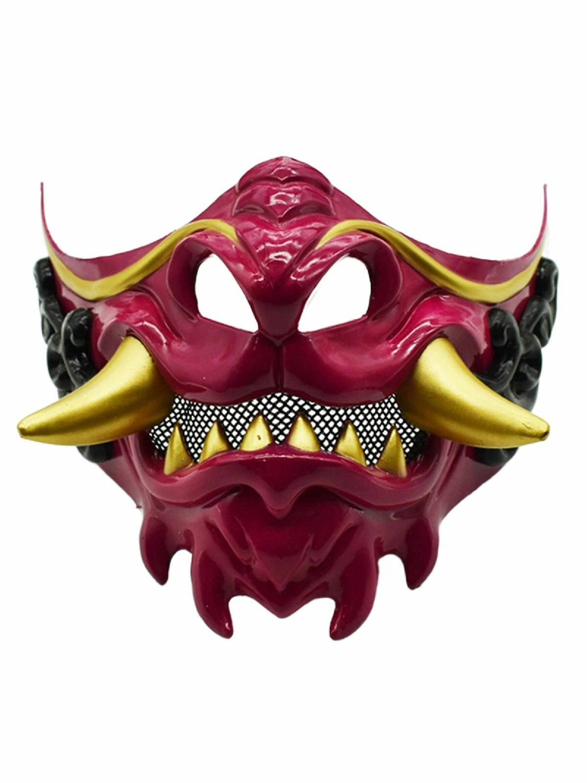 Маска самурая, красный