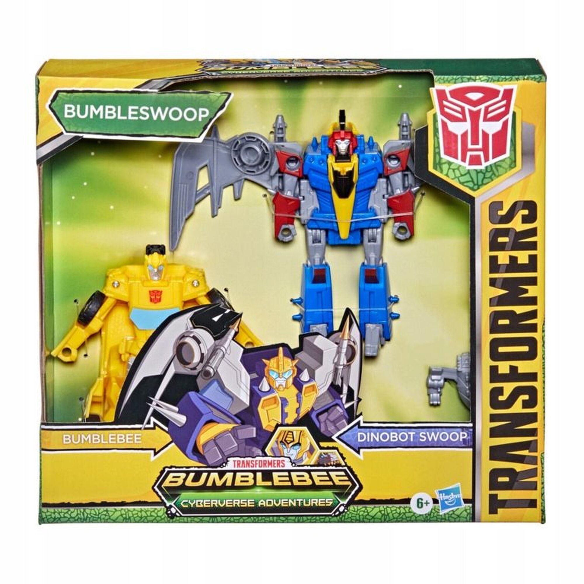 Фигурка Hasbro Transformers Cyberverse Adventures Bumbleswoop - Трансформеры Бамблби и Динобот Свуп - Хасбро F2733