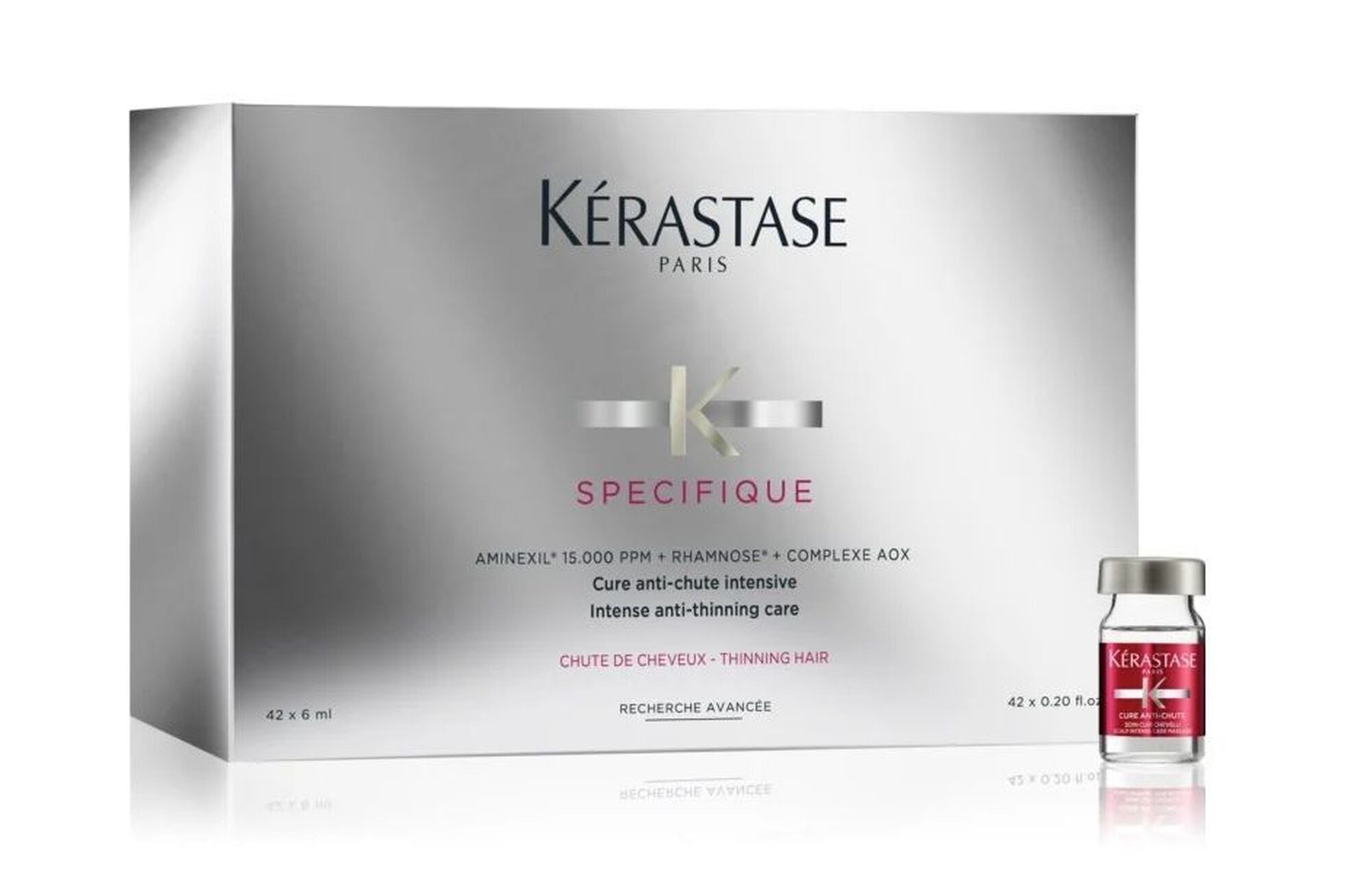Kerastase Интенсивное лечение против выпадения волос Specifique Aminexil Cure Anti-Chute Intensiv 42 ампулы по 6 мл