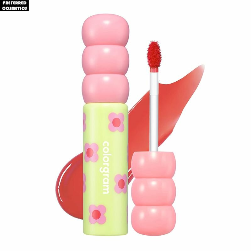 COLORGRAM pearl Gloss/глянцевый прозрачный блеск для губ Dew с тонким розовым блеском /искрящимся эффектом.