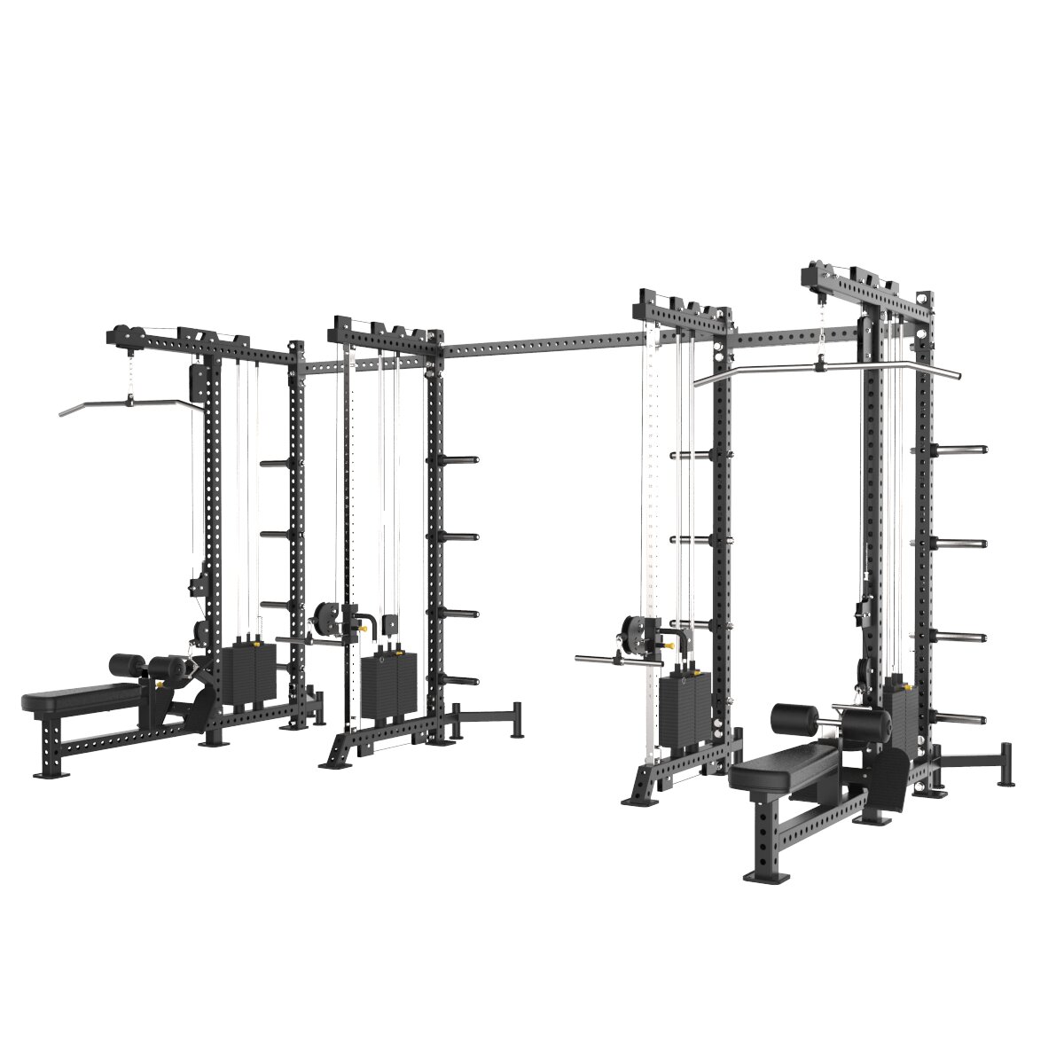 Impulse 1MS два модуля MS11 и MS12 с опцией-стойкой для хранения дисков MS00 соединенные между собой перекладиной