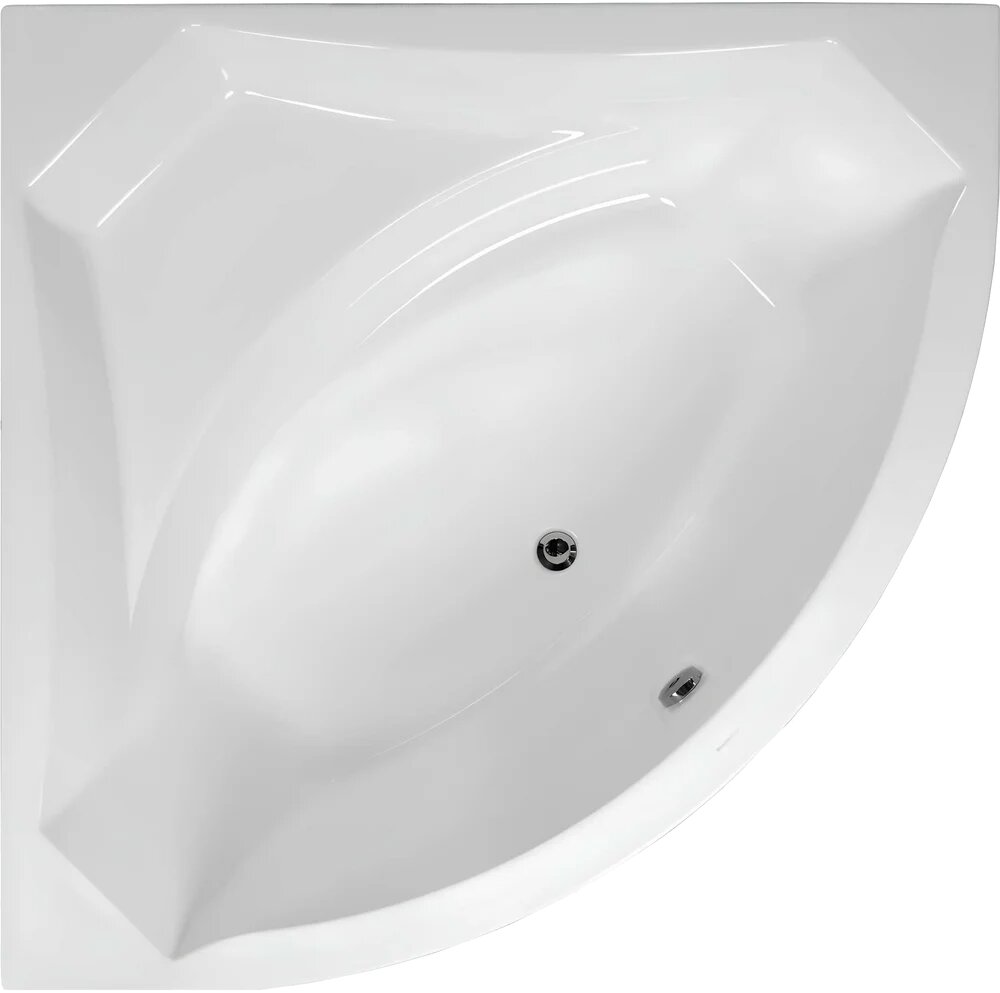 Акриловая ванна Vagnerplast Veronela Corner 140x140, с каркасом, угловая, пристенная, белая, глянцевая, четверть круга, с сиденьем