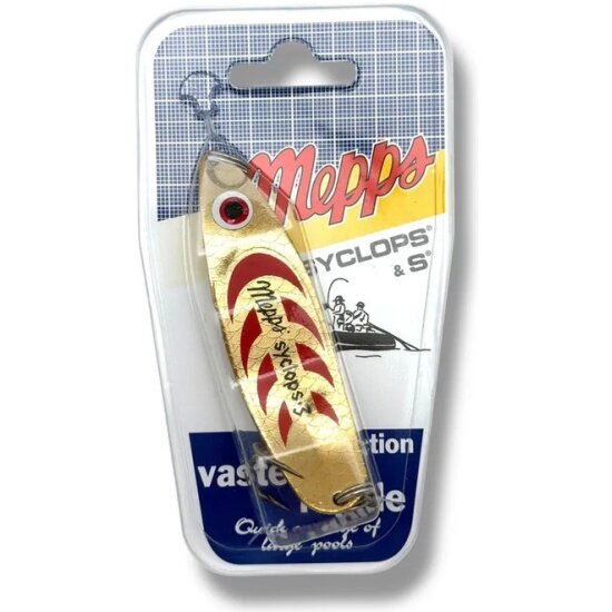 Блесна колеблка Mepps Syclops OR/ROUGE №3 26г