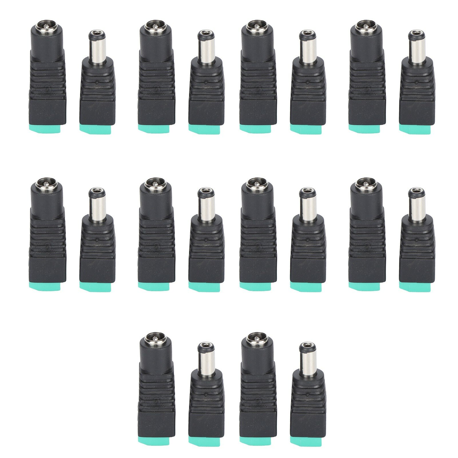 DC Мужской и женский адаптер питания 5,5x2,1 мм разъем Adapter Adapter для камеры видеонаблюдения светодиодной полосы