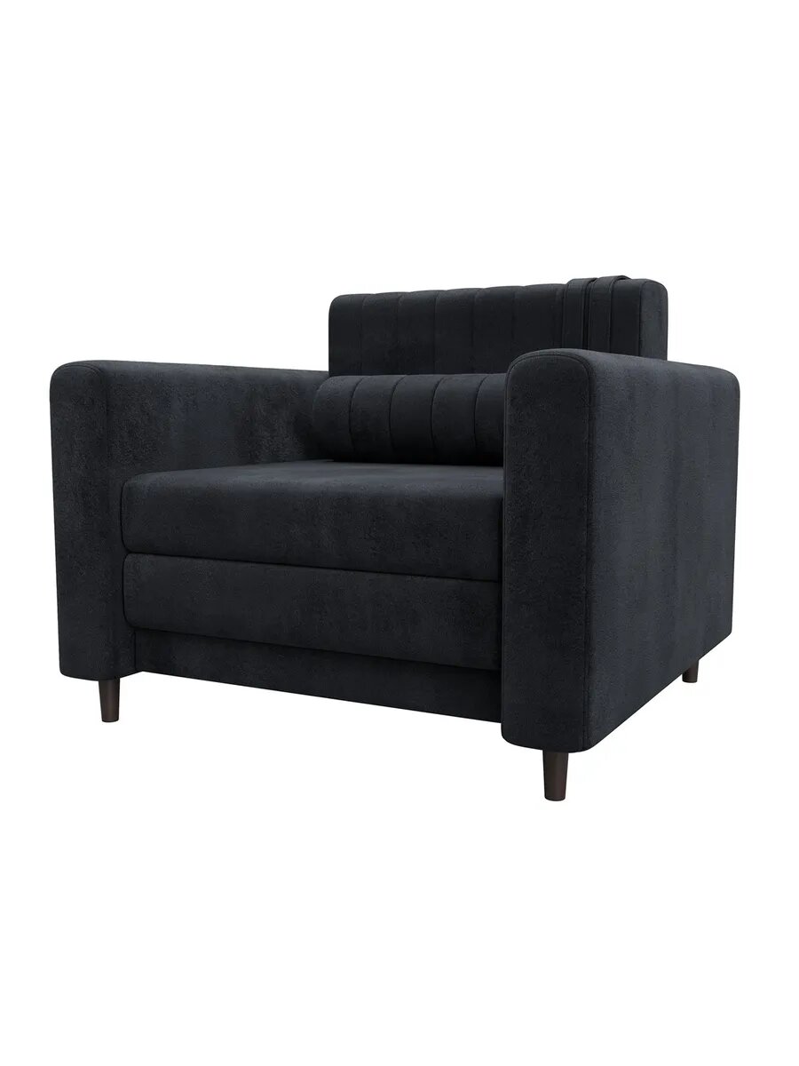 Кресло из серии Браун, 95х87х93 см, раскладное на ножках, велюр