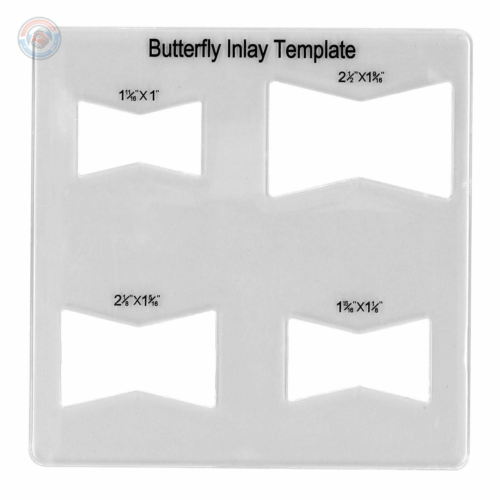 Шаблон для инкрустации бабочкой, акриловый шаблон фрезера по дереву для ремонта мебели, укрепления и декоративной отделки