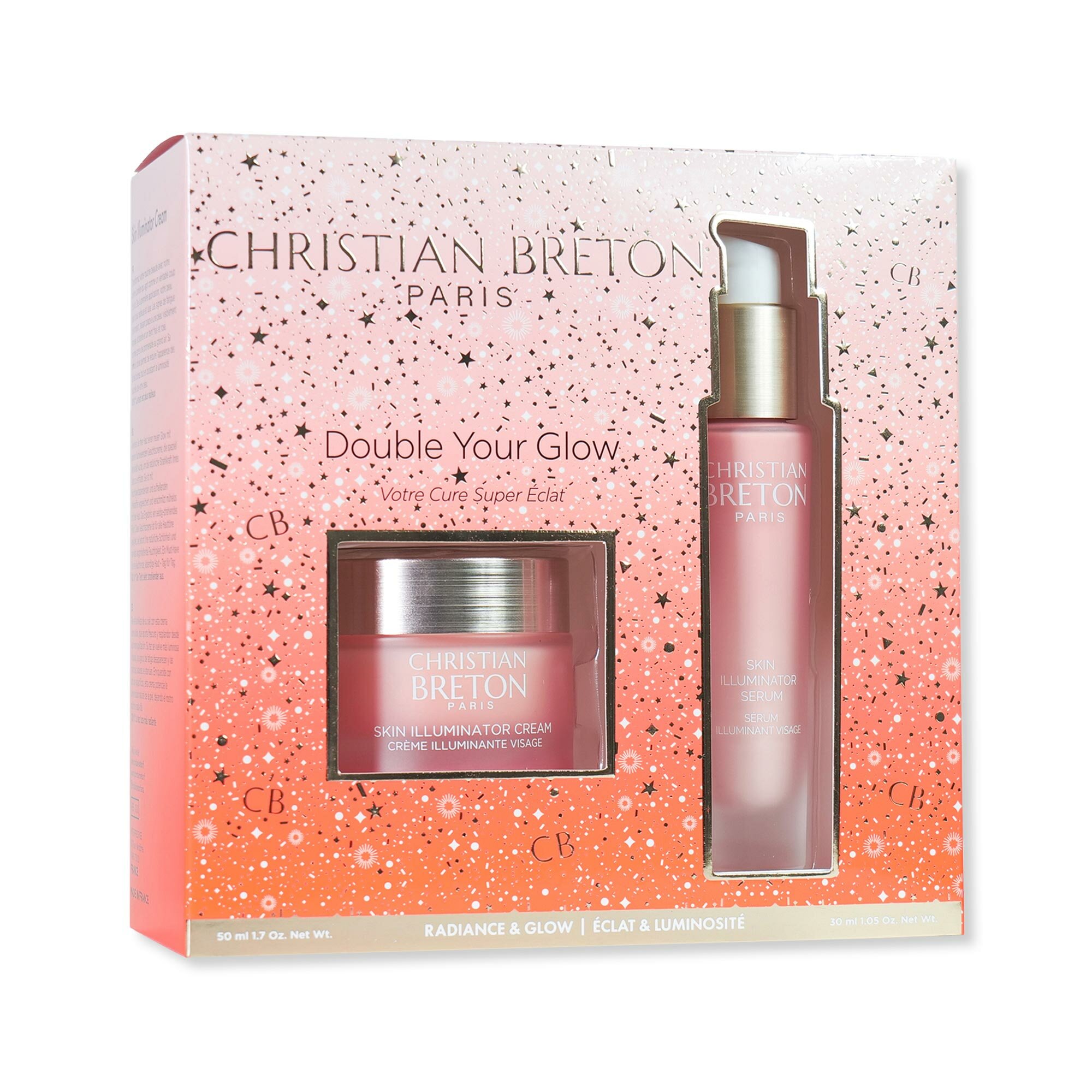 Подарочный набор Christian Breton "Безупречный тон" с ниацинамидом и витамином С для лицом 90 мл