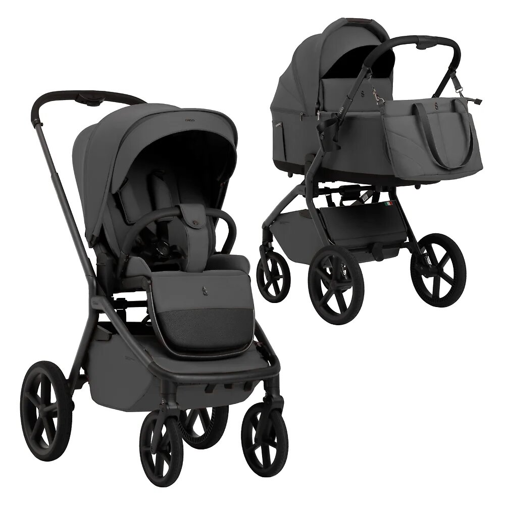 Детская коляска 2в1 Sweet Baby Orso, цвет Dark Grey SBL (Грифельный), артикул производителя 427634