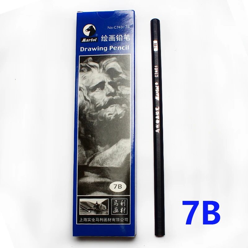 Набор художественных карандашей Right Point Темно-синий, 12pcs 7B