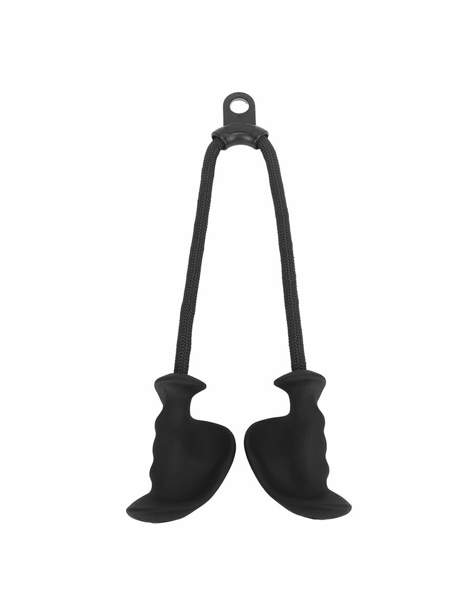 Веревочный тренажер с двойной головкой для трицепсов для домашнего спортзала, регулируемое сопротивление для эффективной тренировки трицепсов и упражнений на скручивания