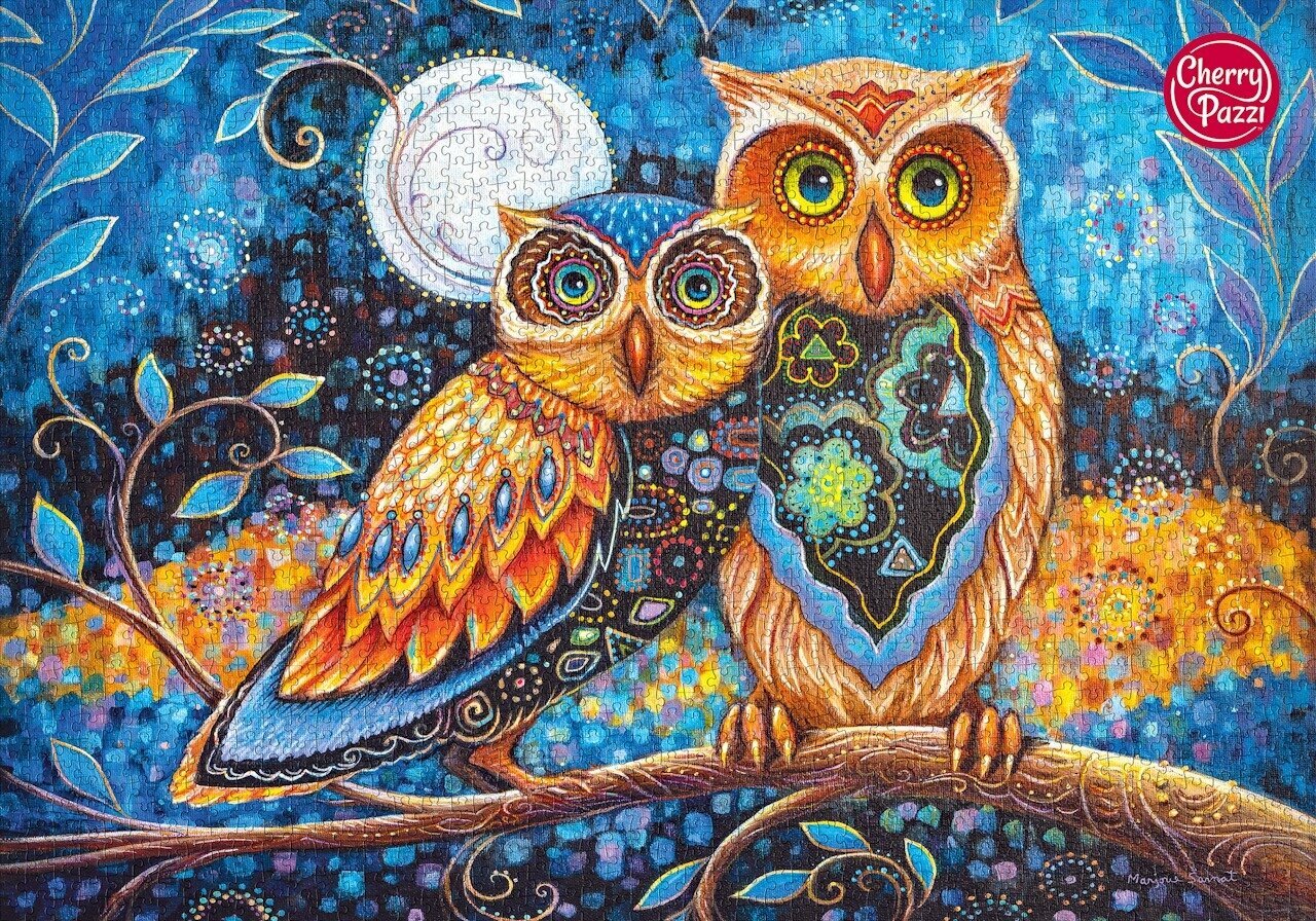 Пазлы 2000 элементов для взрослых Сказочные совы, Cherry PazzI