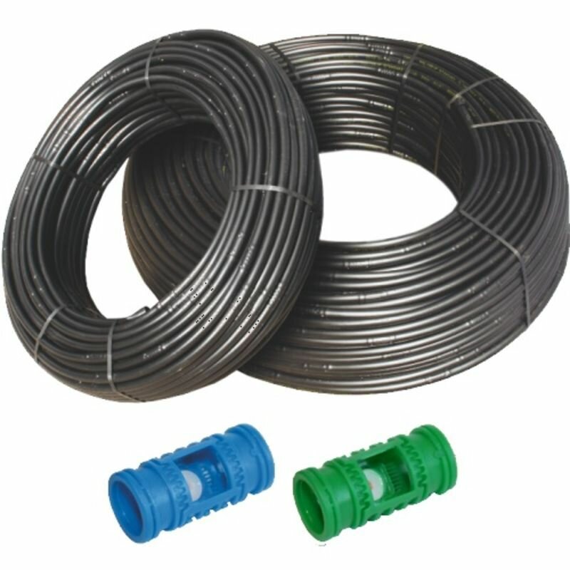 Капельная трубка POLIDRIP PC 3.9 л/ч шаг 33 см компенсированный Poliext 100м