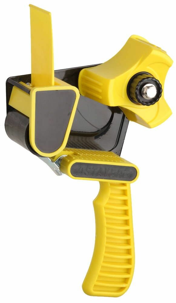 Диспенсер для клеящих лент STAYER, 50 мм, пластмассовая рукоятка 12017