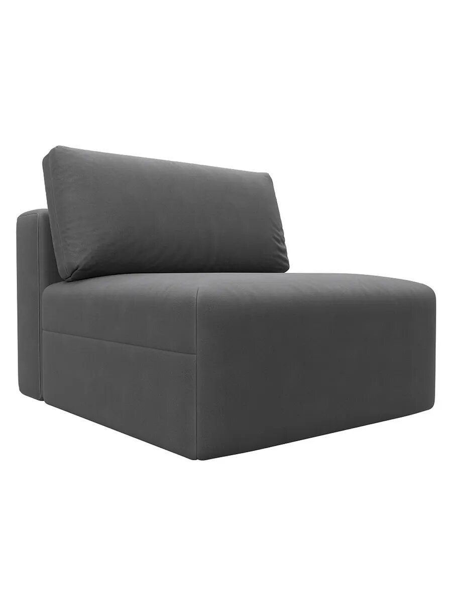 Модуль диван из модульного набора Лего, с ящиком для белья, замша