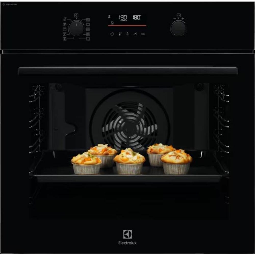 Духовой шкаф электрический Electrolux EOD6P77WZ, черный