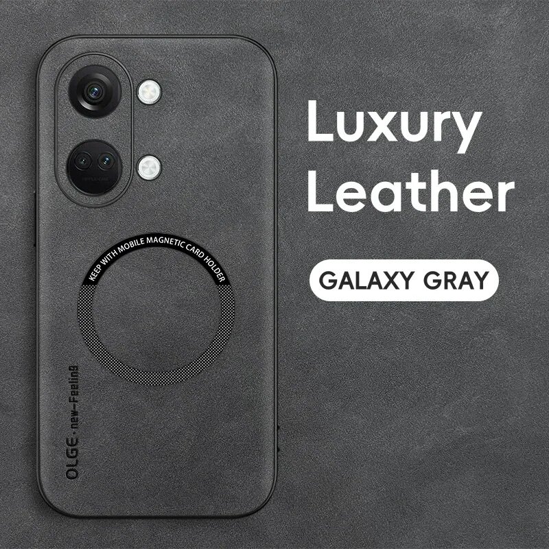 Магнитный кожаный мягкий чехол в стиле ретро для OnePlus Nord 3 Nord3 5G, чехол для телефона с беспроводной зарядкой