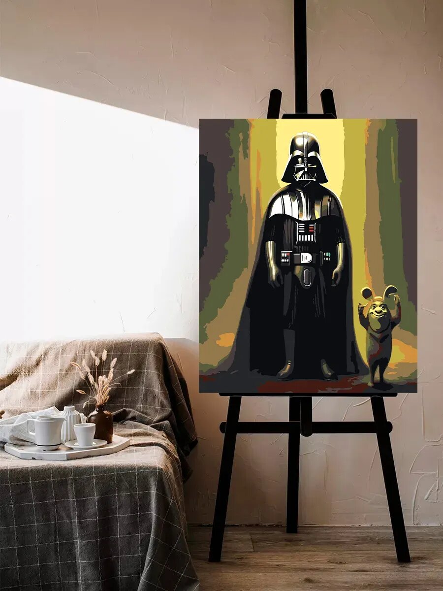 Картина по номерам Дарт Вейдер Звёздные Войны Star Wars