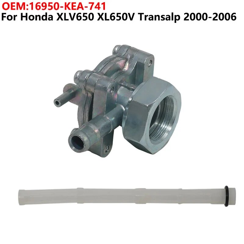 Переключатель топливного бака мотоцикла, клапан бензобака, кран, подходит для Honda XLV650 XL650V Transalp 2000-2006 16950-KEA-741 аксессуары